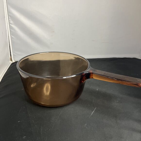 VISIONS | Kitchen | Corning Visions Amber Brown Glass 5 Liter Sauce Pot ...